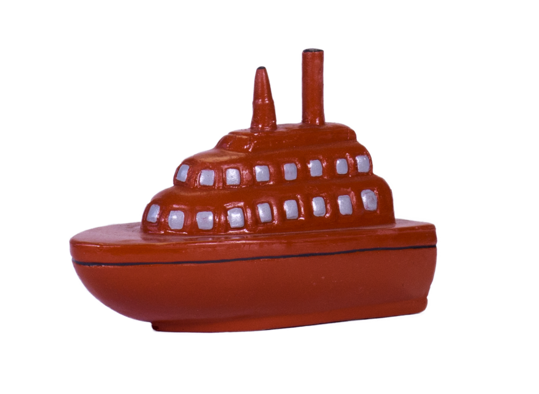 Ship (Medium) – Green Rubber Toys