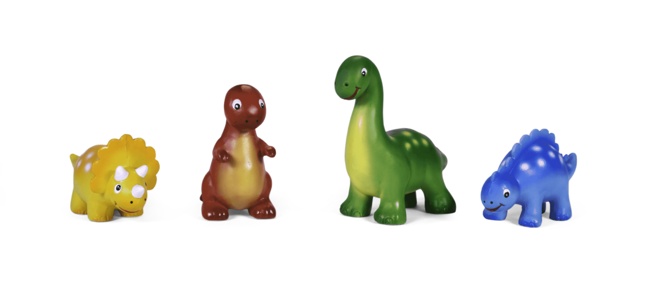 Mini Dino Set – Green Rubber Toy Exports (Pvt) Ltd